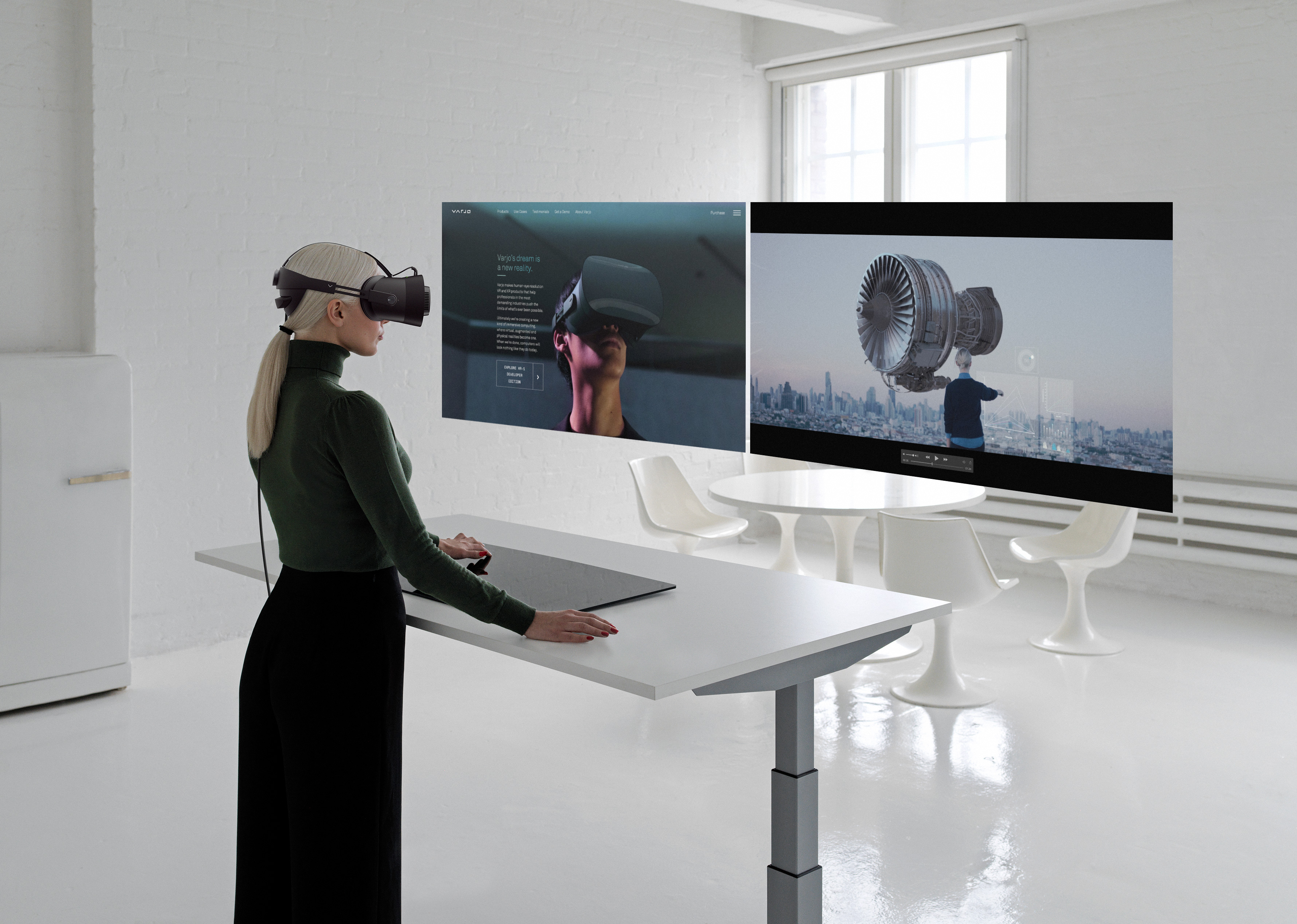 Infinite Desktop in VR/AR/XR – Varjo Announces Mixed Reality Workspace