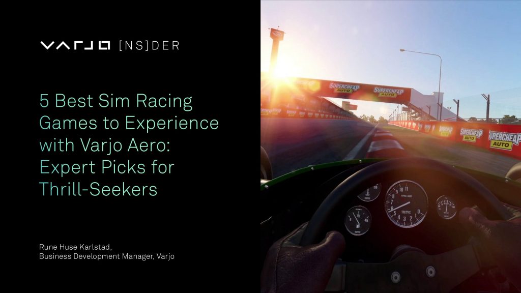 Simucube and Varjo Partner Towards True Immersion in Racing Sim